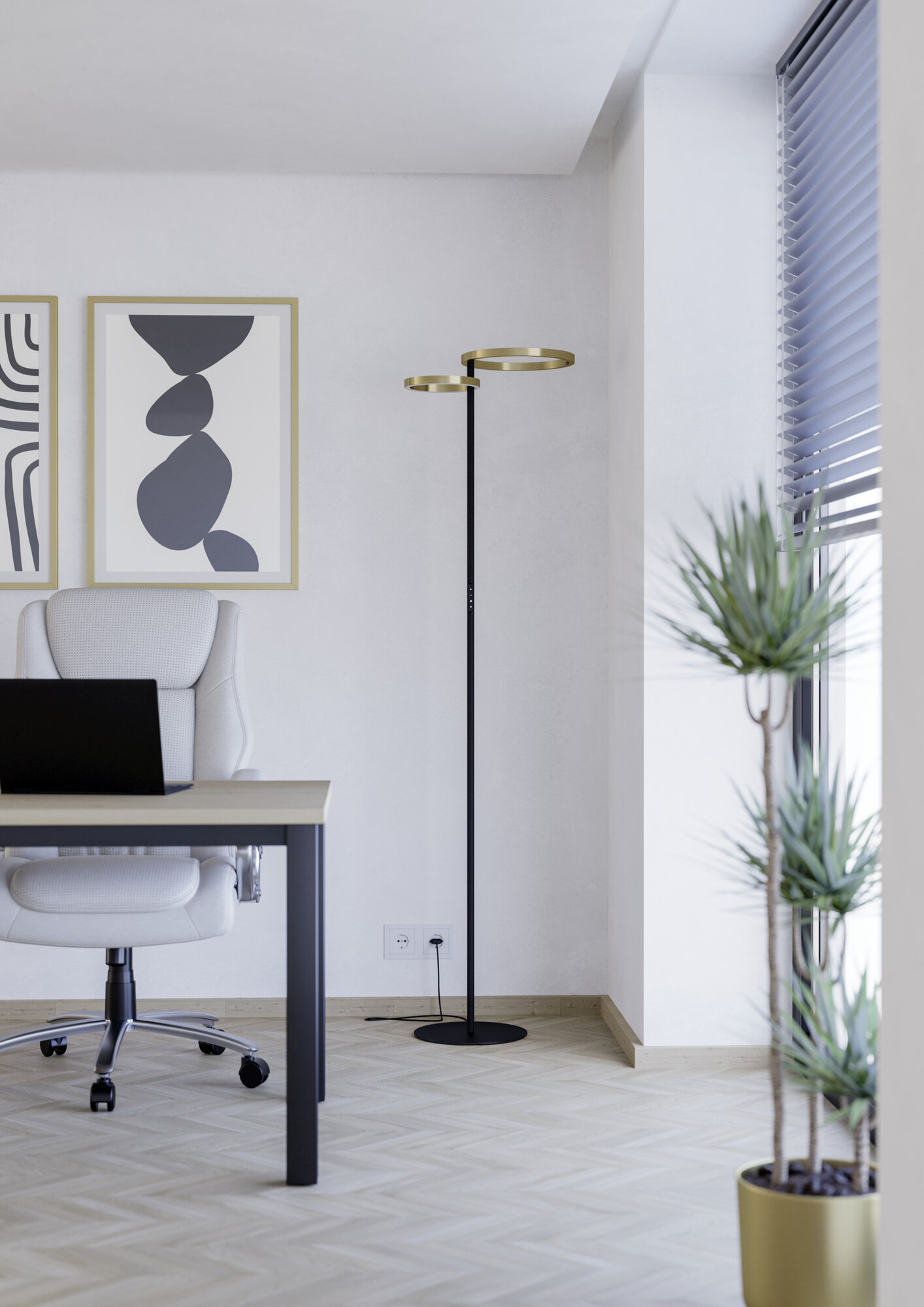 901975 Светодиодный торшер с регулировкой цветовой температуры CASTELPOTO 1, 2700-6500K