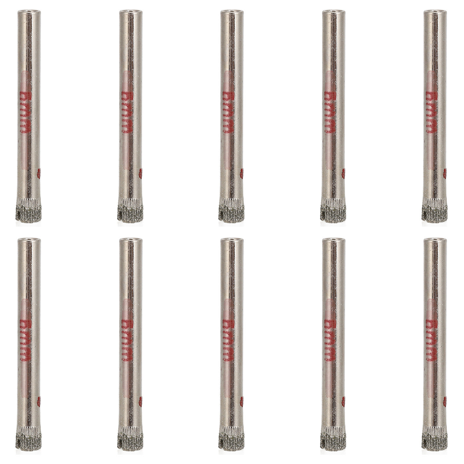 10 шт, 6 мм, открывалка для отверстий, высокоскоростная сталь, круглый хвостовик, деревообрабатывающие пилы для стекла, мрамора