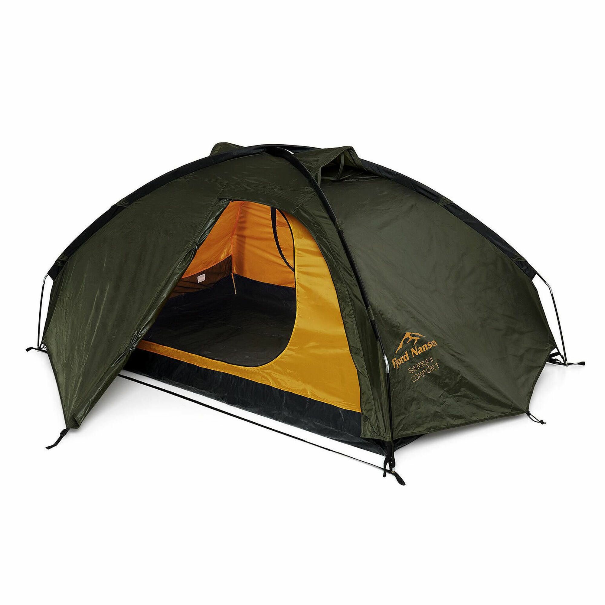 Туристическая палатка Fjord Nansen Sierra II Comfort, Decathlon, Цвет: Темно-зеленый, Размер: 2 человека