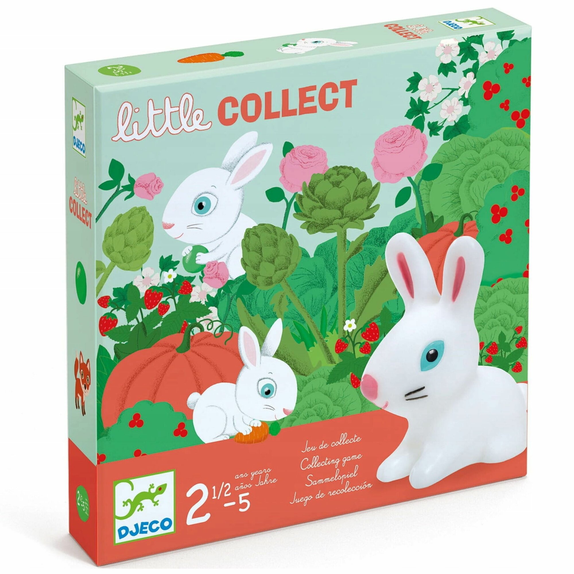 Настольная игра Djeco "Кролики", для детей от 2,5 лет, развитие логики и моторики