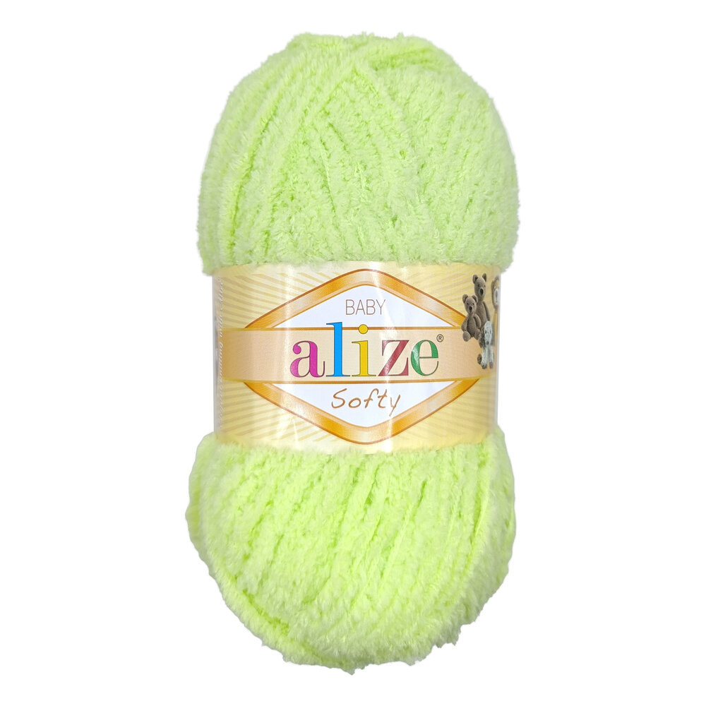 Пряжа для вязания Alize Softy 41 ментол 4 шт 50 гр/115 м 100% микрополиэстер