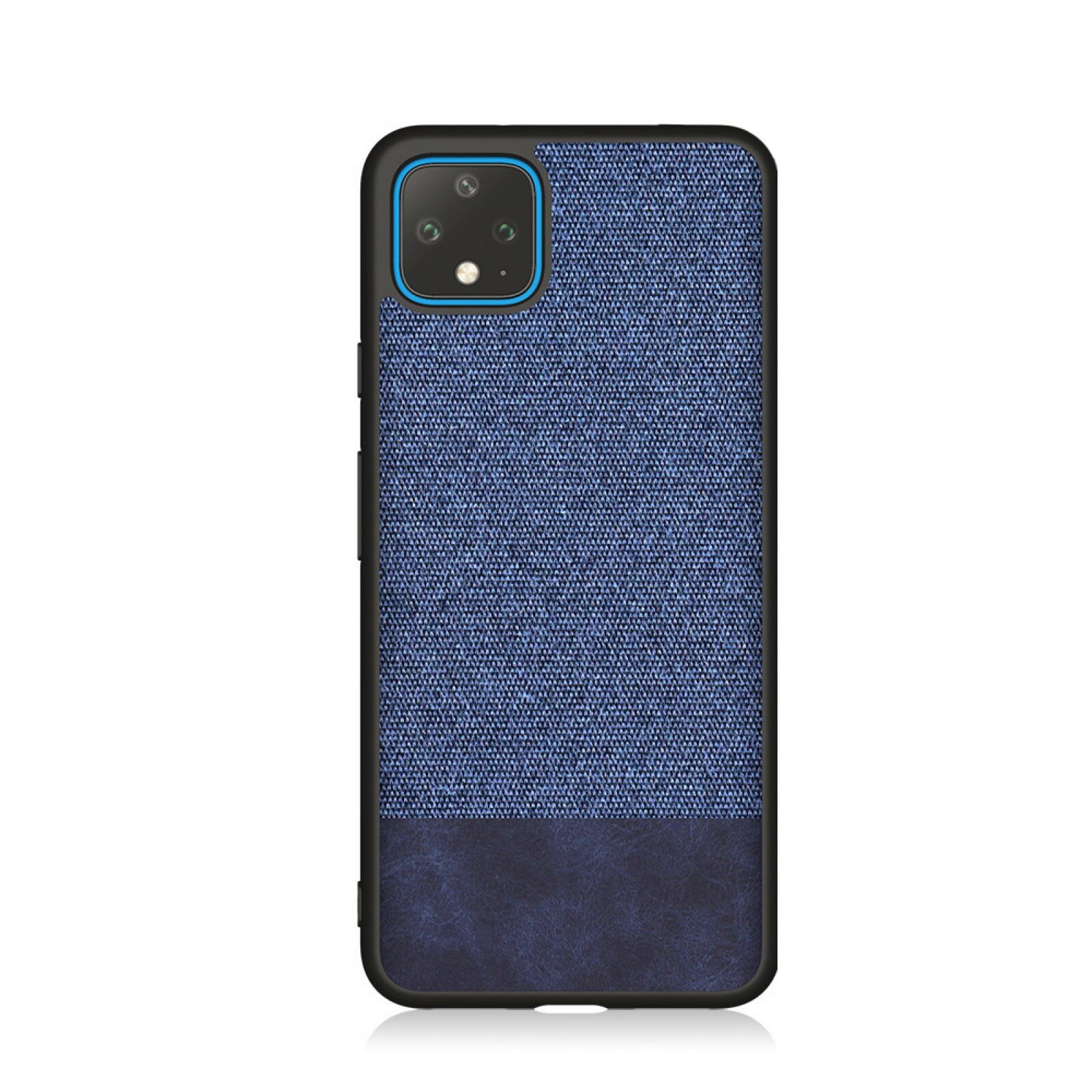 Чехол-накладка Чехол. ру для Google Pixel 4a из высококачественного силикона с текстурным покрытием синяя