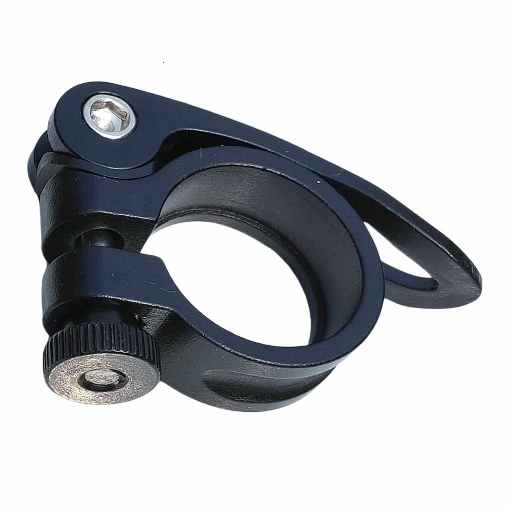 Прочный хомут подседельного штыря для шоссейного велосипеда, - 28.6 Черный