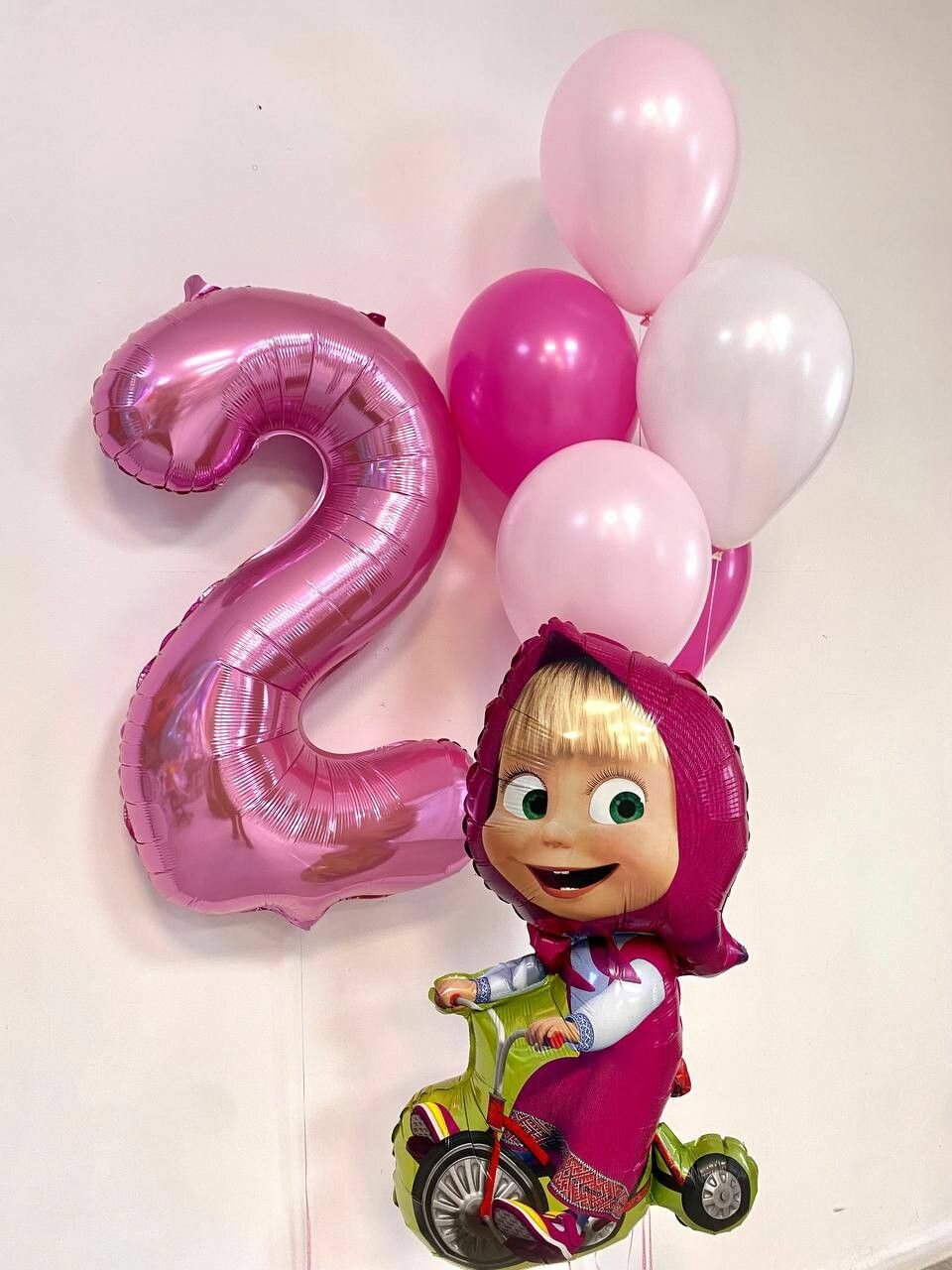 Сет из воздушных шаров с гелием "Маша"