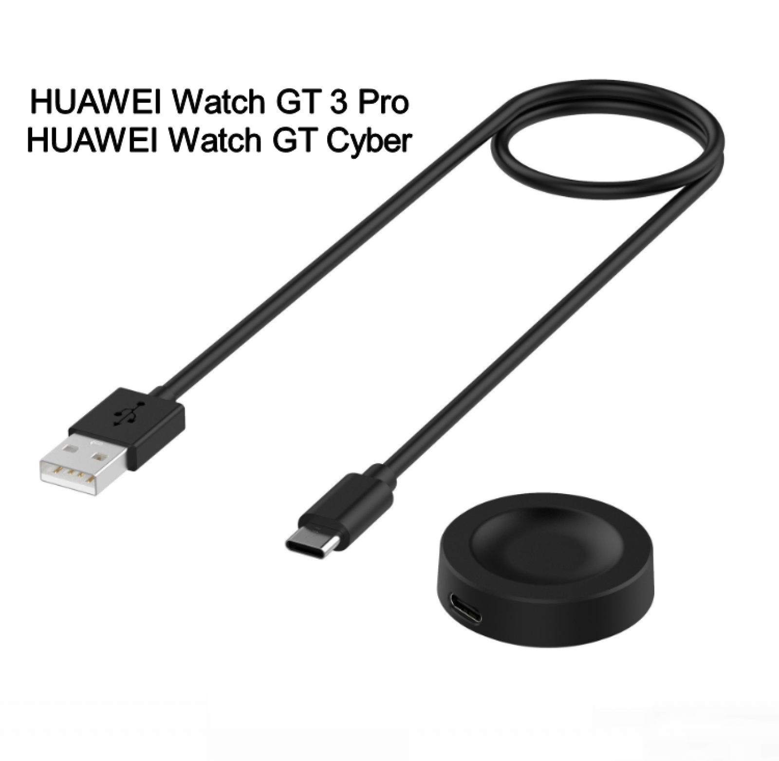 USB-зарядное устройство MyPads Batt с магнитной базой для Huawei Watch GT 3 Pro и GT Cyber