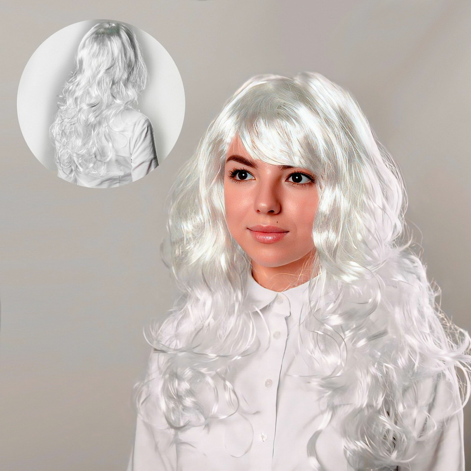 Карнавальный парик "Блондинка", тематика: без тематики, особенность парика: под натуральный цвет