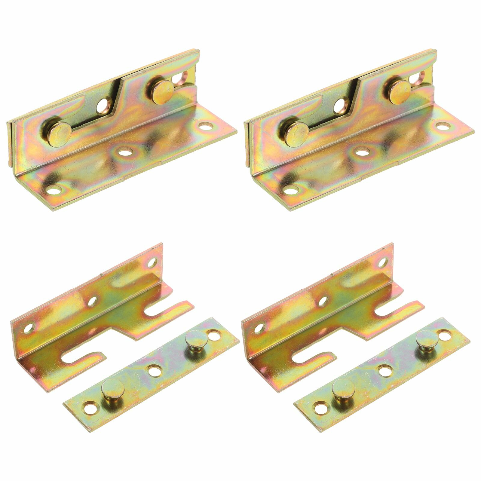 Крепления Для Каркаса Кровати Прочные И Долговечные Фурнитура Для Деревянных Кроватей 4 Шт