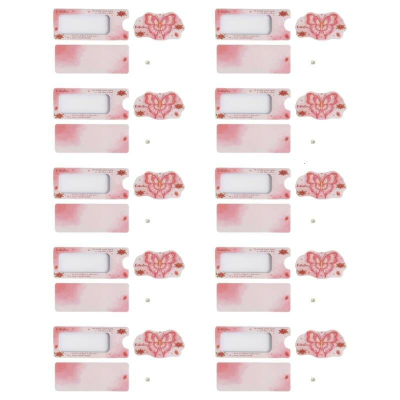 3D-открытки ручной работы (10 шт.), Красная бабочка