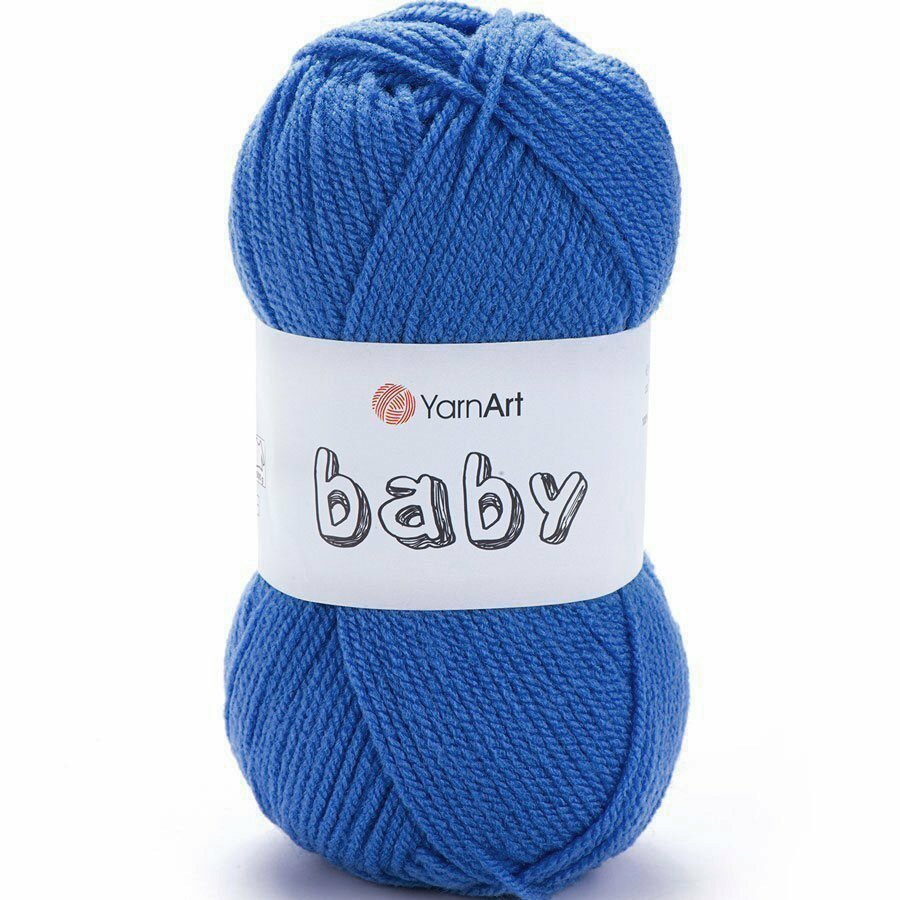 Пряжа Yarnart BABY 600 яр. голубой (5 мотков)