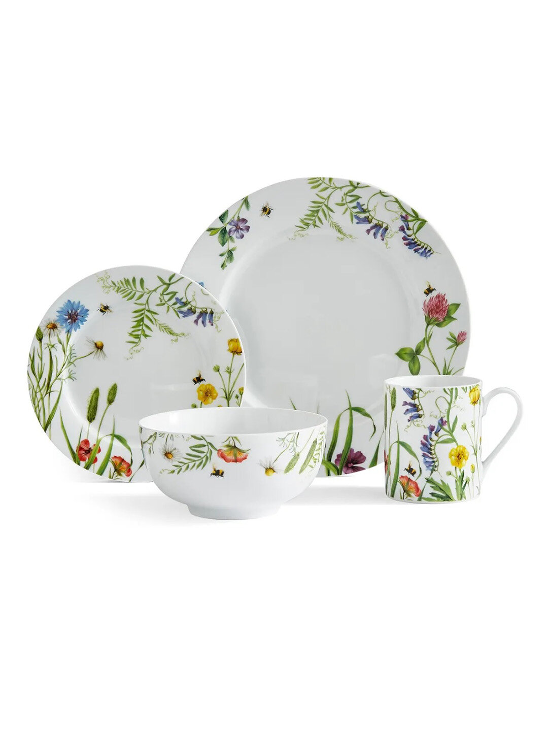 Сервиз Portmeirion Bumble Bee 16 предметов на 4 персоны, фарфор