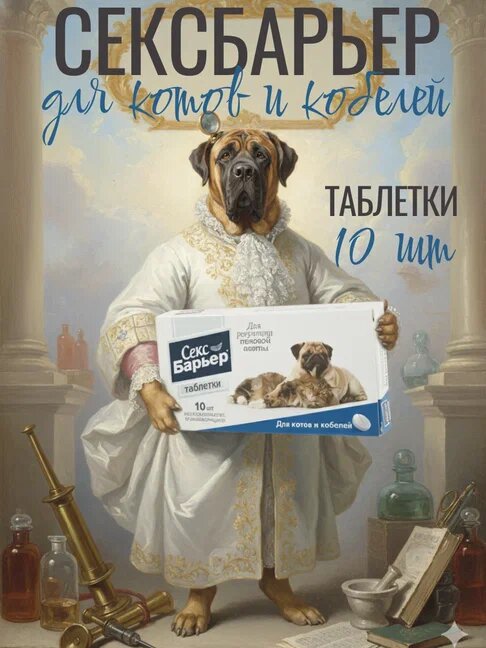 Секс-барьер, таблетки, для котов, кобелей, для регуляции половой охоты