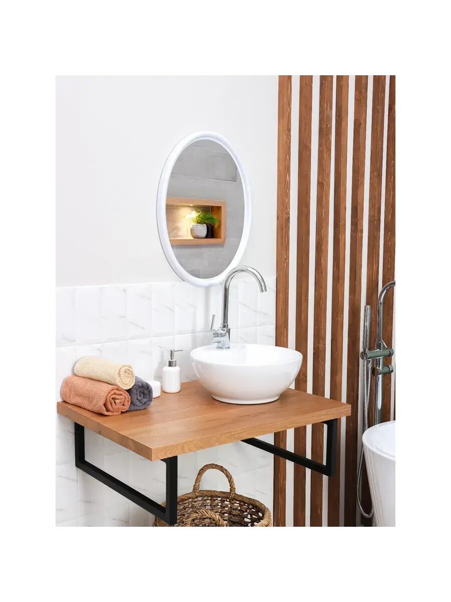 Зеркало "Sonata" цвет снежно-белый