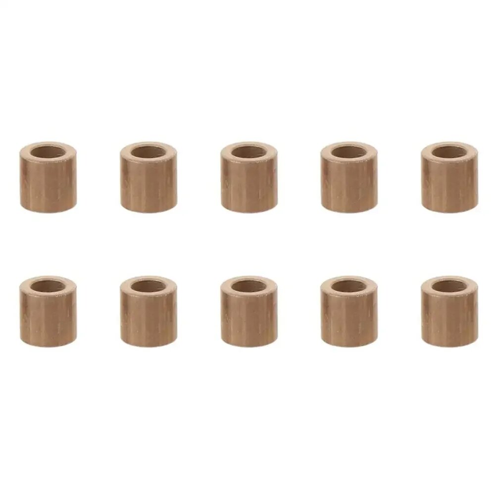 Золотые самосмазывающиеся бронзовые втулки подшипников, 10 шт. Коричневый, 6x10x10mm