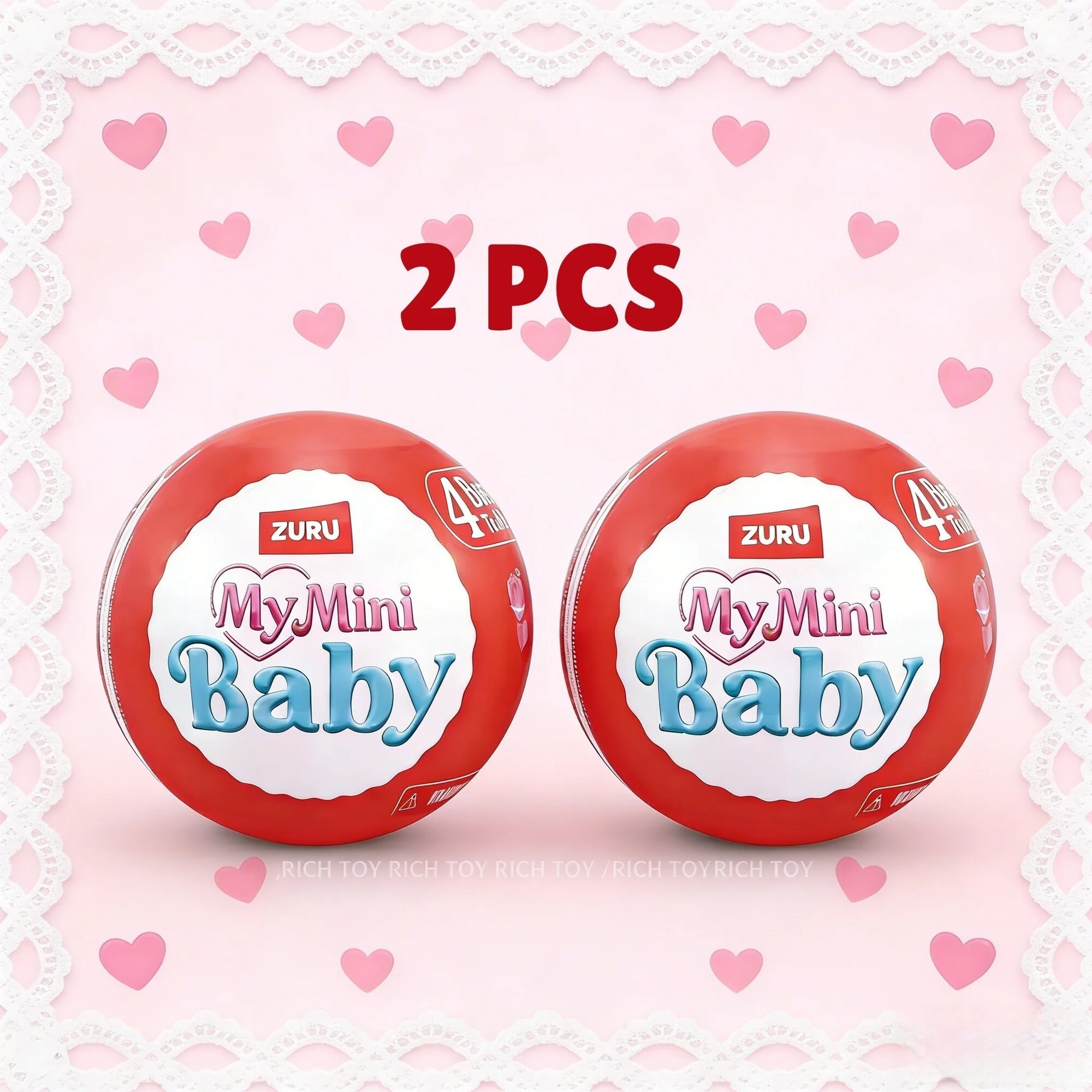 Коллекционная фигурка My Mini Baby Series 3 Hot Toys 2 PCS