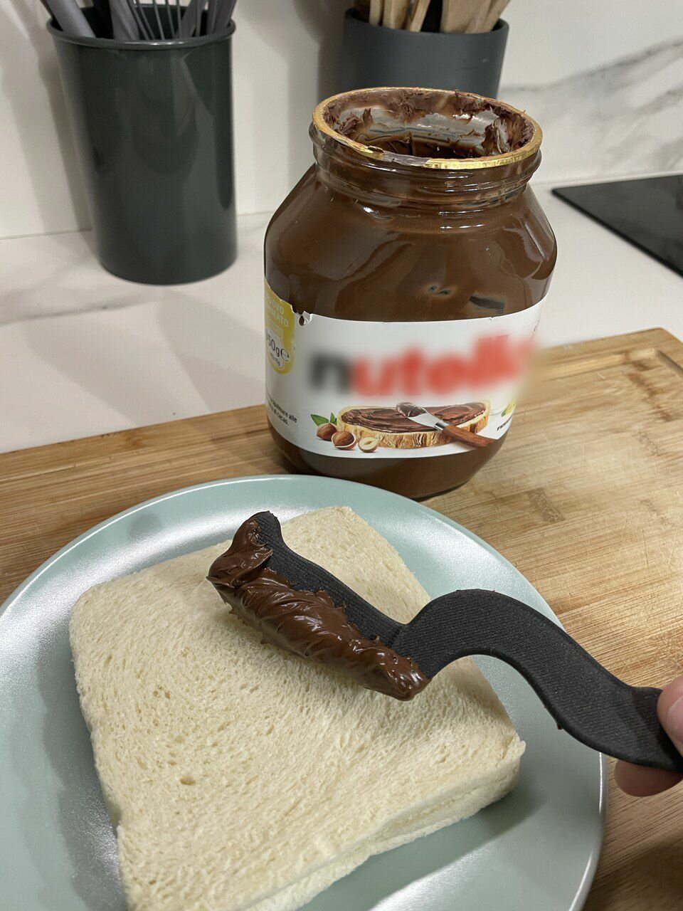 Идеальный нож для намазывания NUTELLA