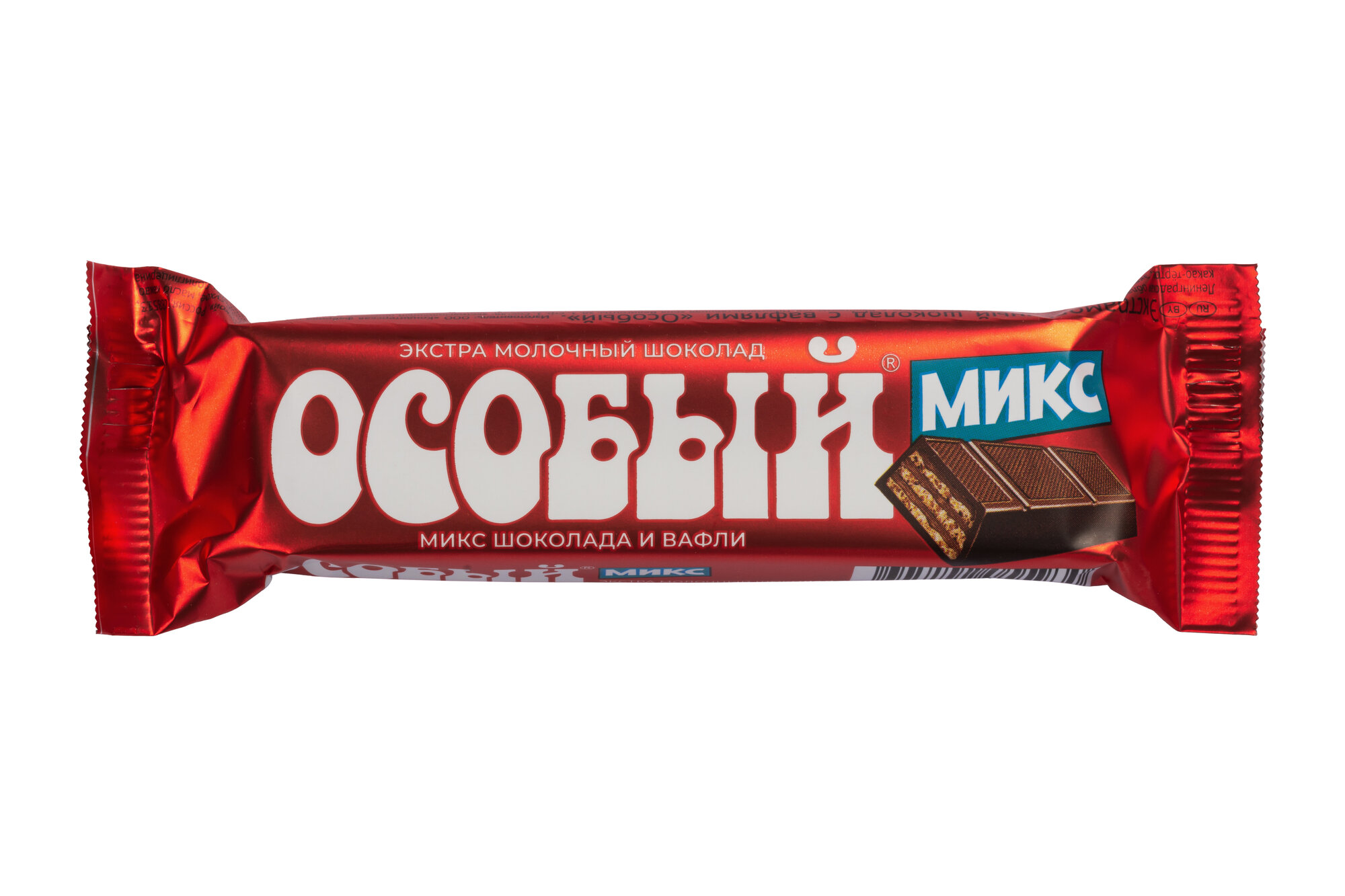 Батончик Фабрика им. Крупской "Особый", шоколад с вафлями, молочный, 40г, 14шт