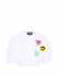 Футболка BARROW Crew-neck T-shirt, размер 14 лет, бежевый/белый