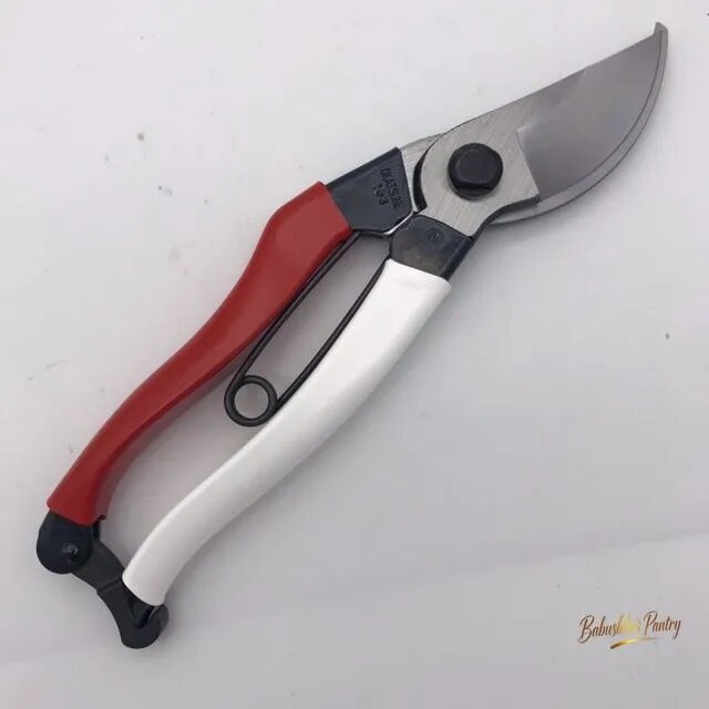 Секатор Okatsune 103 для веток и сучков, с лезвиями из стали, 25 мм, 200 мм, красный/белый