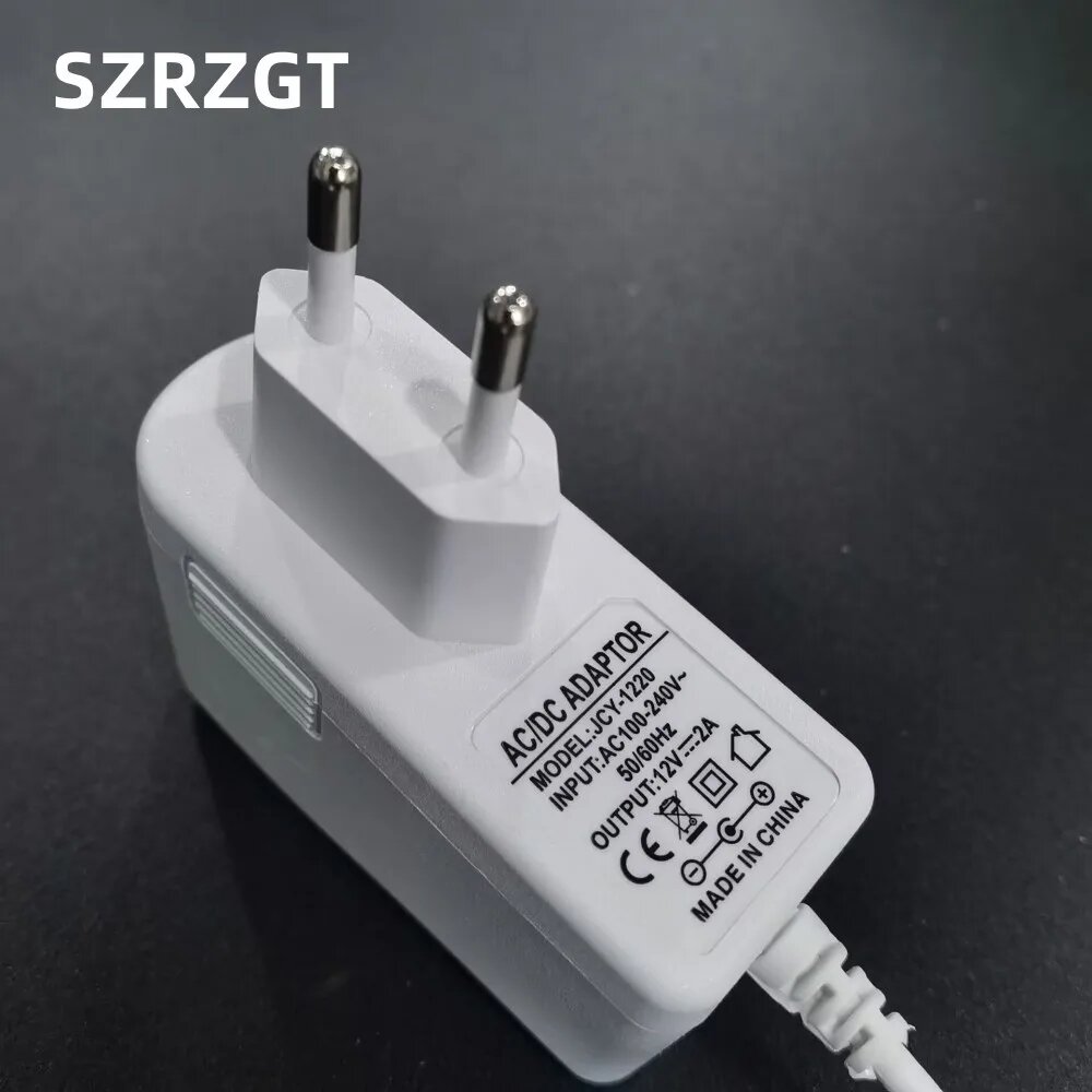 Трансформатор питания SZRZGT 12В 2А для светодиодной ленты 12V 2A EU