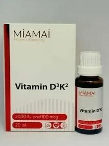 Витамин Д3 + К2 2000 (20мл)