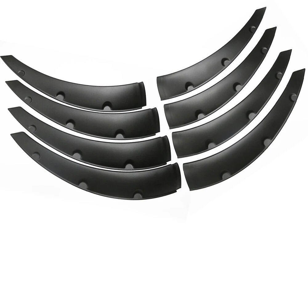 Комплект Из 8 Черных Расширителей Колесных Арок (фендеров) Для Автомобилей И Внедорожников, Аксессуары Для Внешнего Тюнинга