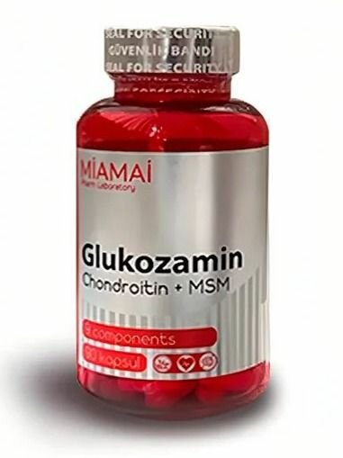 MIAMAI Glucosamine + Chondroitin + MSM (90 капс.)