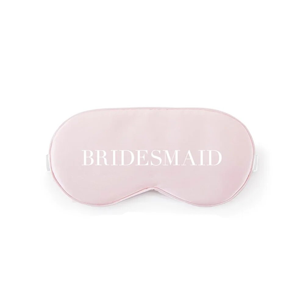Розовая маска для сна "Bridesmaid" (Цвет: C)