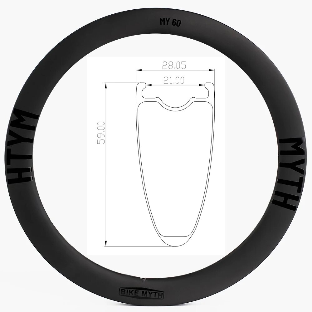 BIKE MYTH MT60-Rim Карбоновый обод для шоссейных велосипедов Disc Brake-21