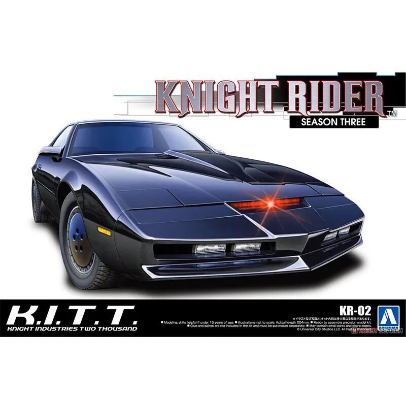 Сборная модель Машинка Aoshima-06321 1/24 Knight Rider 2000K. I. T. T. Season 2 car model kit