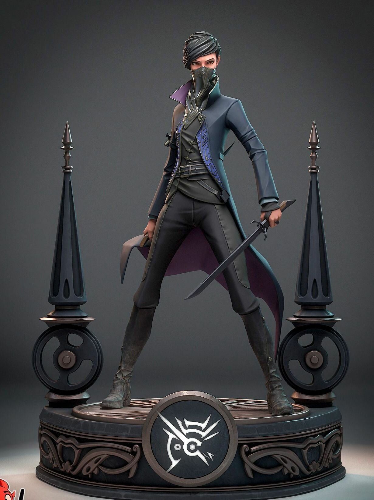 Фигурка под покраску Эмили Dishonored 2