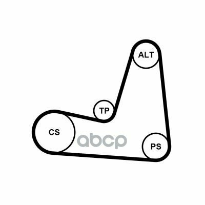 Поликлиновый ремень + 2 ролика Continental арт. 5PK1135K1