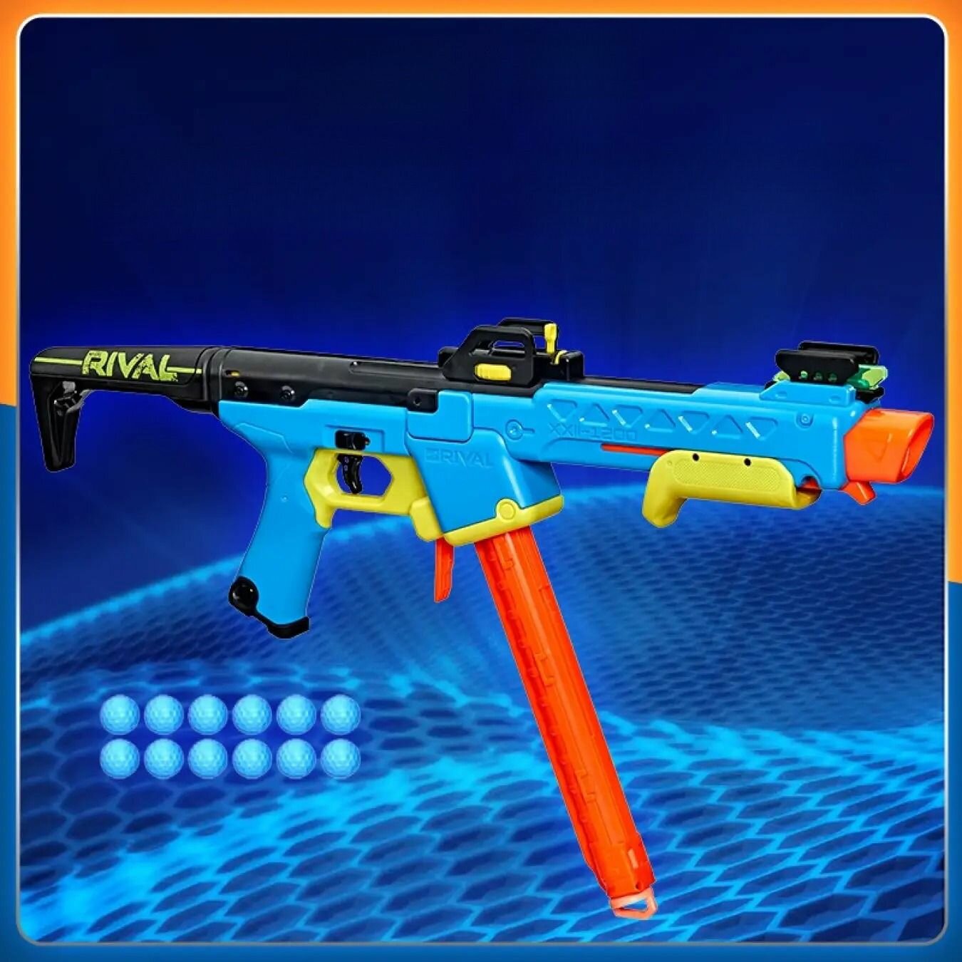 Пусковая установка, Nerf rival pathfinder xxII-1200 с 12 патронами, игрушка для мальчика-.