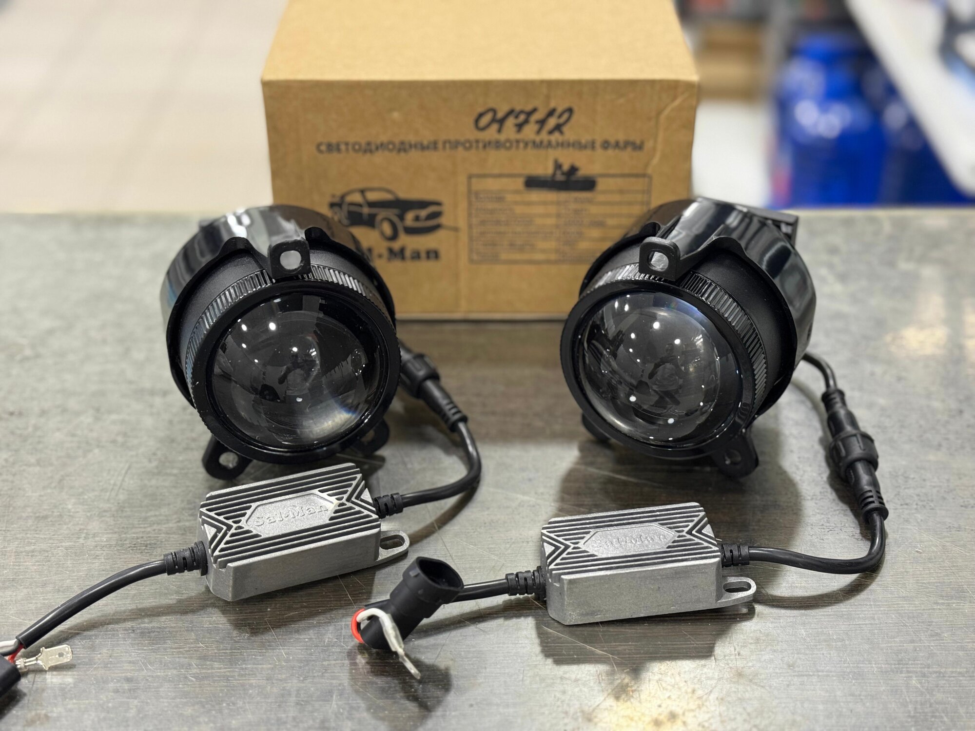 BI-led ПТФ Sal-man Ближний/дальний 190w Лада Приора, Газель Бизнес, Некст