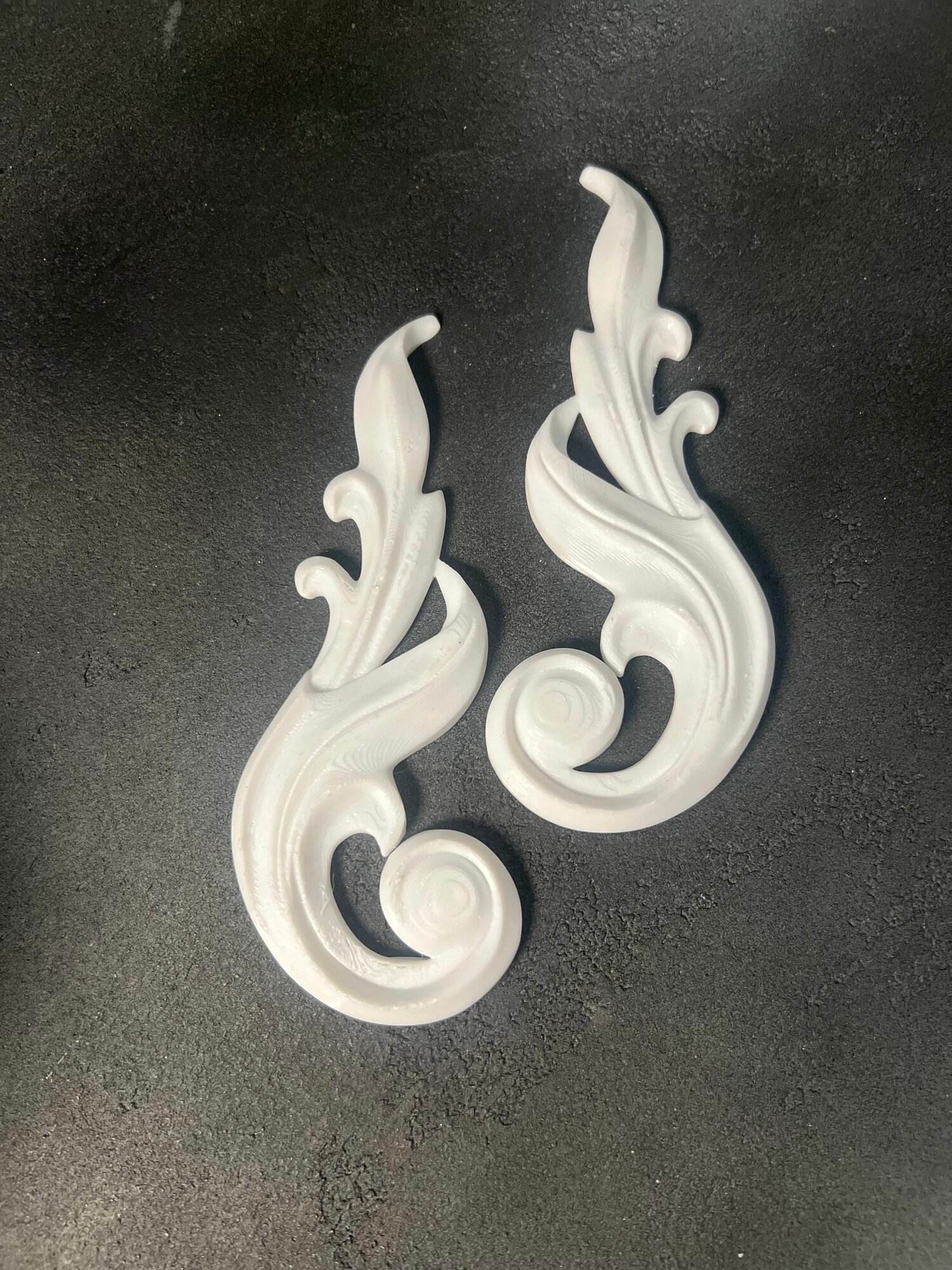 Молдинг декоративный, лепнина, 2шт, 14см