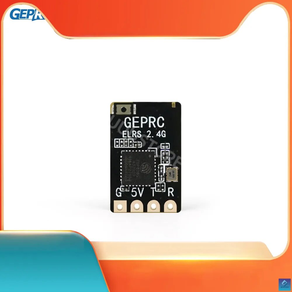GEPRC ELRS Nano 2.4G PA100 Приемник для машинок 2.4GHz Темно-коричневый, темно-синий — фото 1