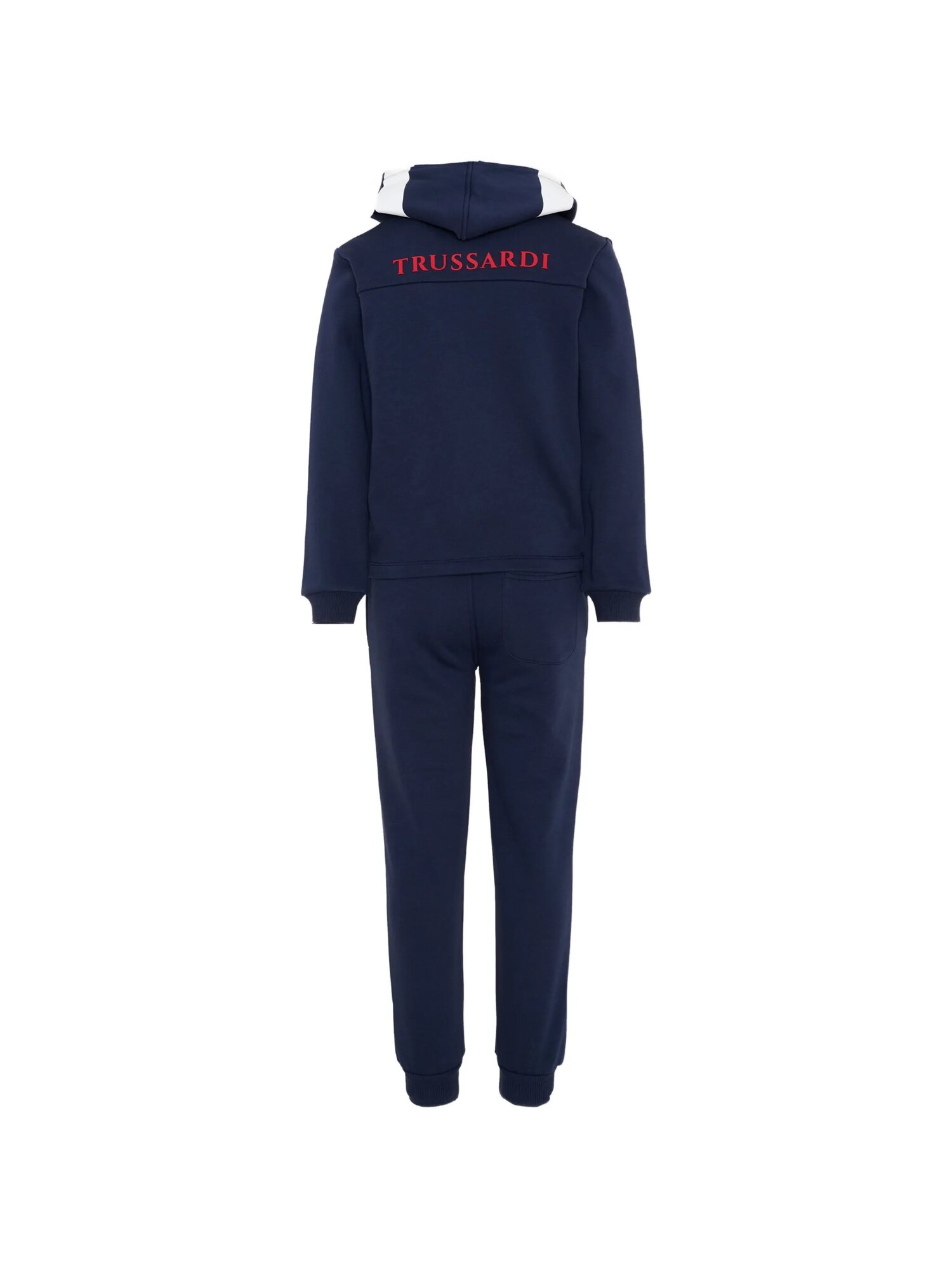 Комбинезон TRUSSARDI Junior Hooded zip tracksuit, размер 4 года, Синий принт — фото 1