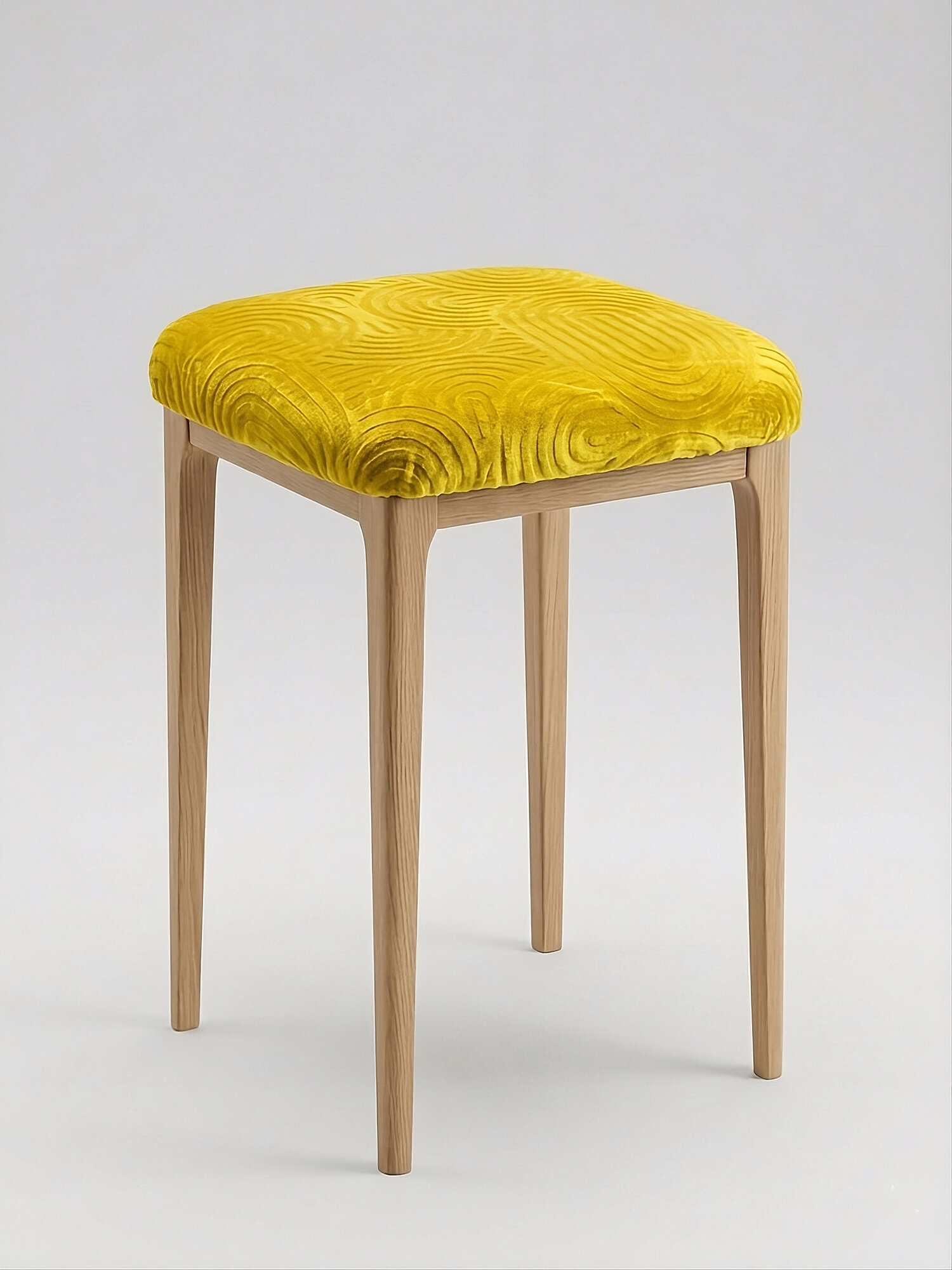 Чехлы на табуретки круглые и квадратные на резинке, набор 4 шт Paola 35х35 см