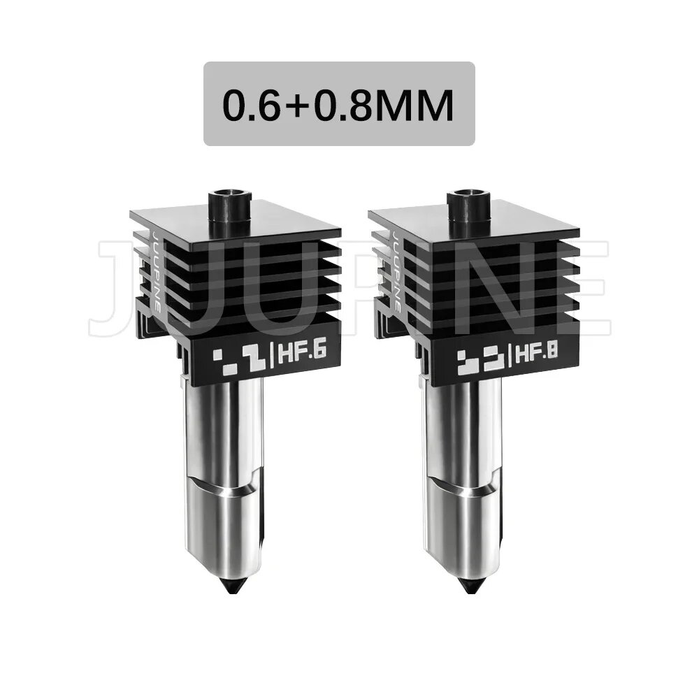 JUUPINE Горячий конец для Bambu Lab P2S 0.4/0.6/0.8 мм 0.6 0.8