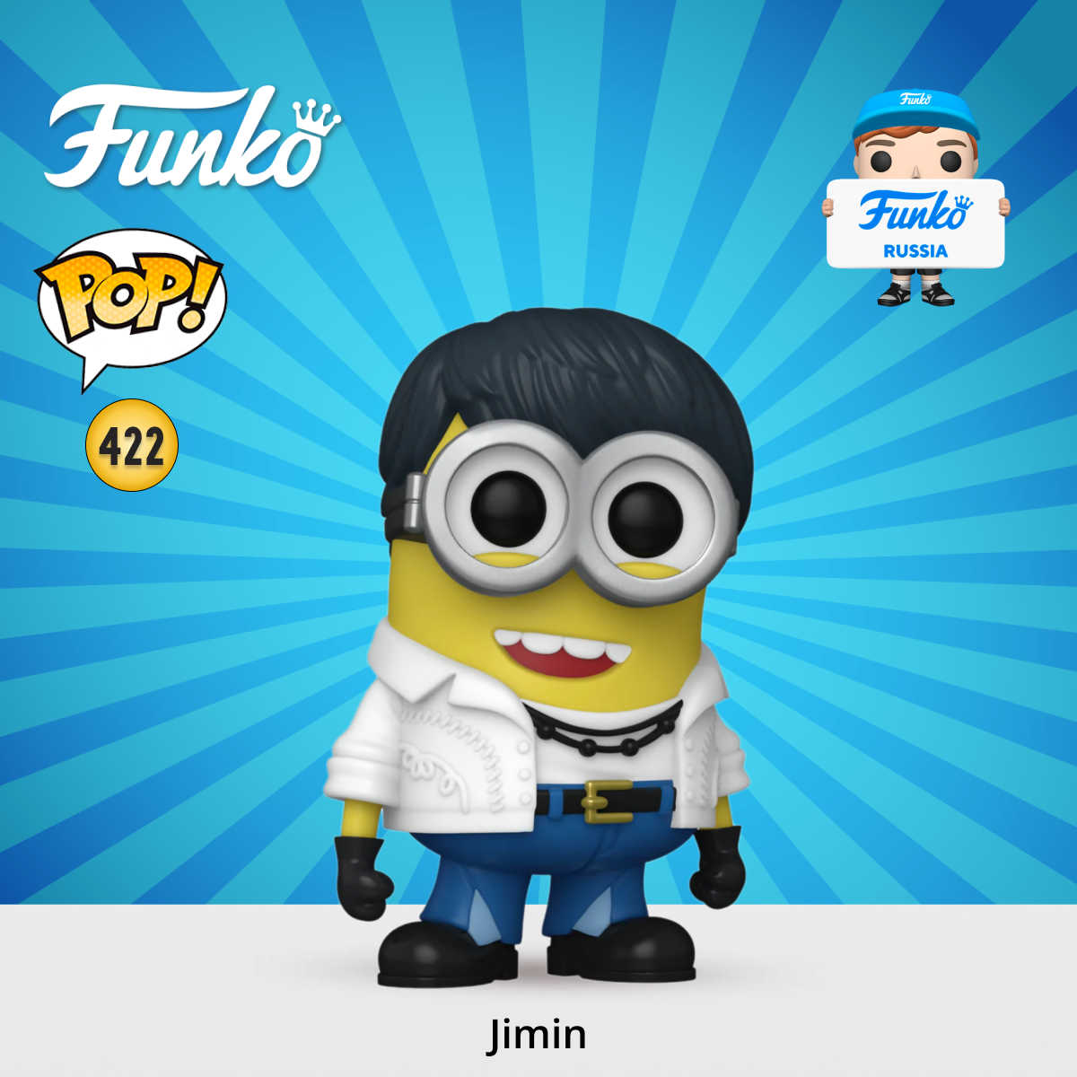Фигурка Funko POP! Rocks BTS X Despicable Me 4 Jimin (422) 85964
