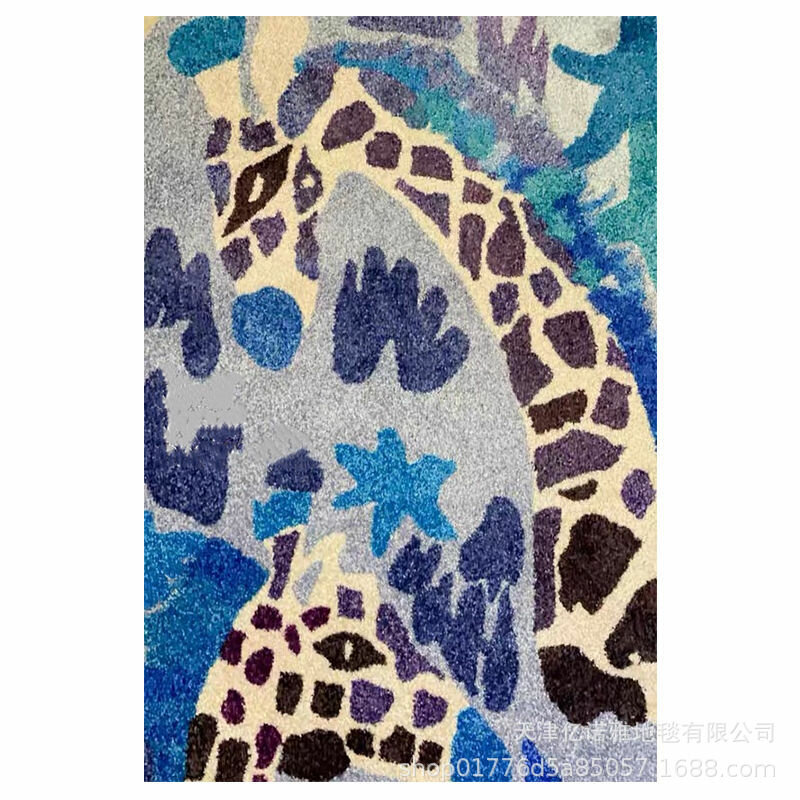 Полное ковровое покрытие для гостиной, современный минималистичный дизайн с граффити, теплоизоляционный и теплый, коврик для журнального столика из искусственного кашемира, износостойкий прикроватный коврик для спальни.