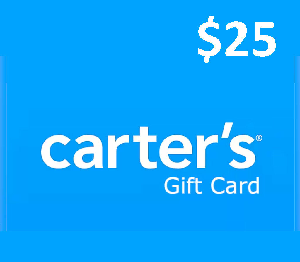 Carter's $25 Gift Card US • Подарочная карта • регион Северная Америка