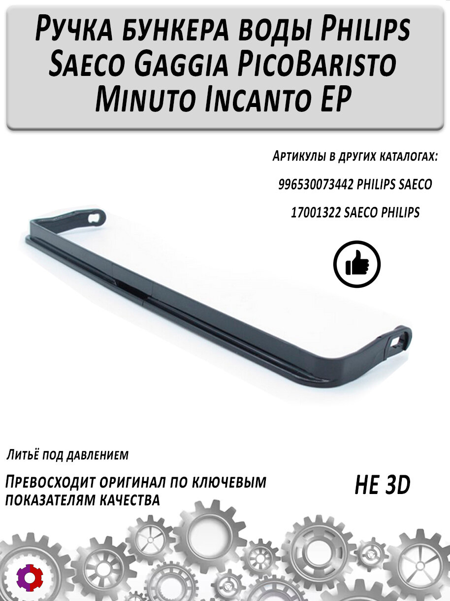 Ручка бункера воды Philips Saeco Gaggia PicoBaristo Minuto Incanto EP