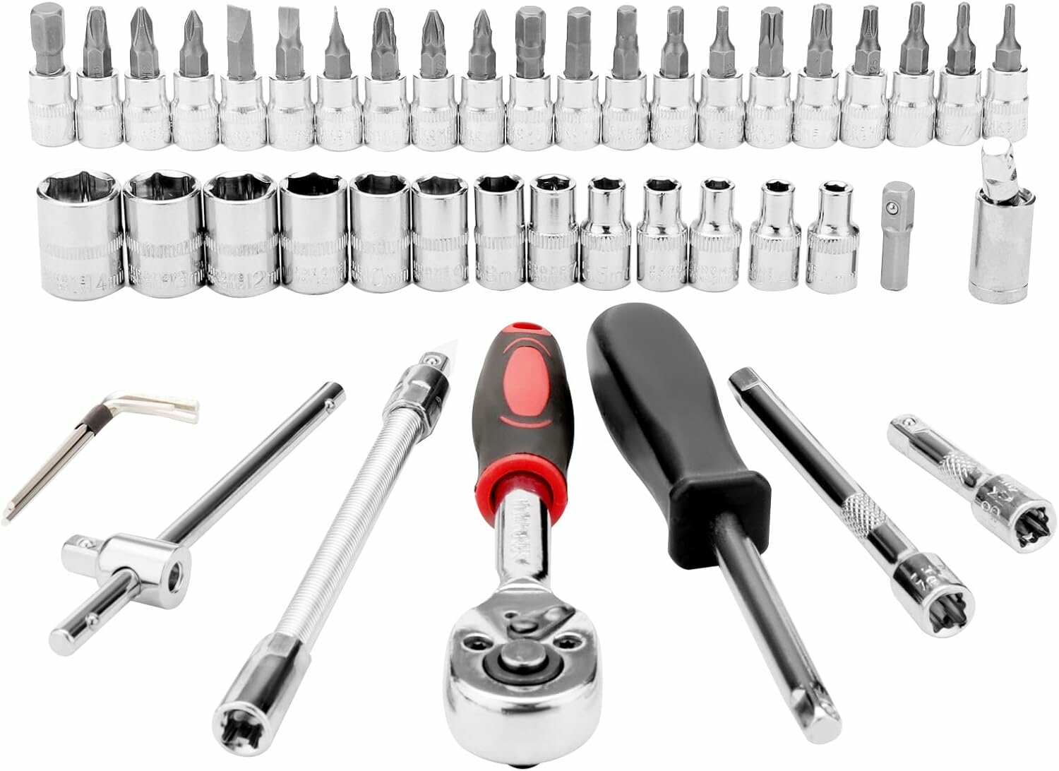 Набор для мелкого ремонта автомобилей в домашних условиях, 46 предметов, с ящиком для инструментов