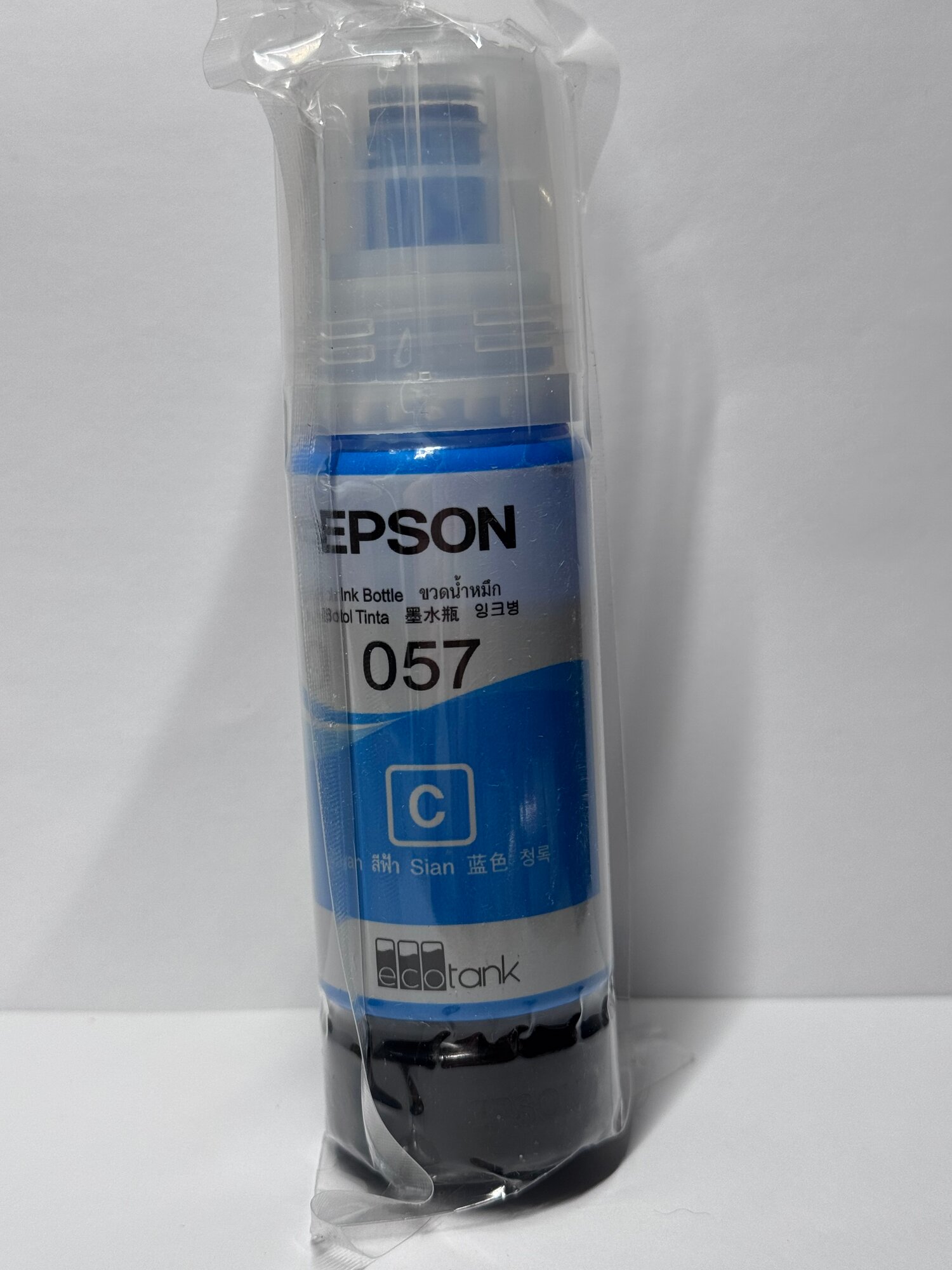 Контейнер Epson C13T09D298 057 EcoTank Ink голубой 70ml техническая упаковка