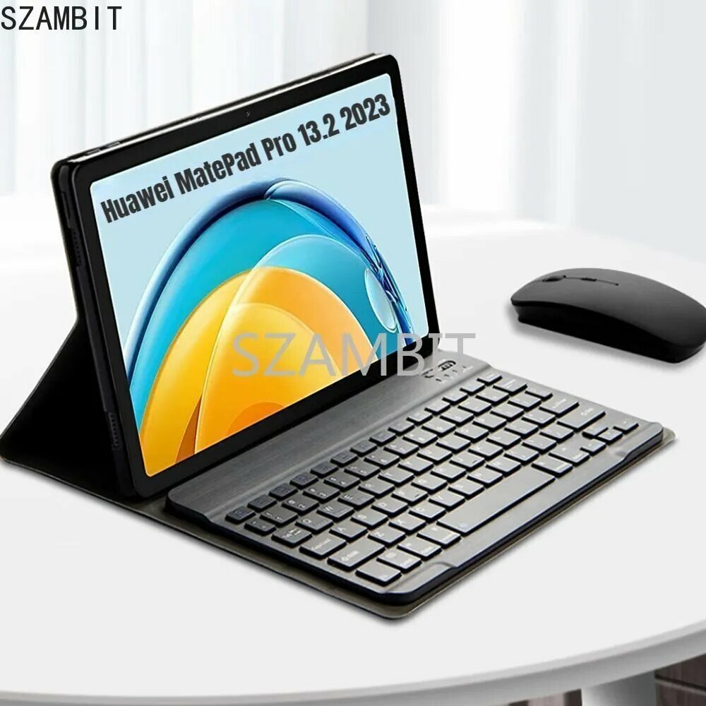 Чехол с клавиатурой для Huawei MatePad Pro 13.2 2023(PCE-W30), чехол с английском и русской клавиатурой