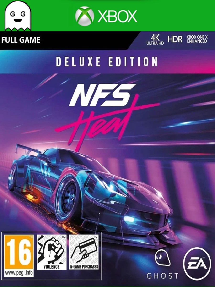 Игра Need for Speed Heat Deluxe, цифровой ключ для Xbox One/Series X|S, Русский язык, Аргентина