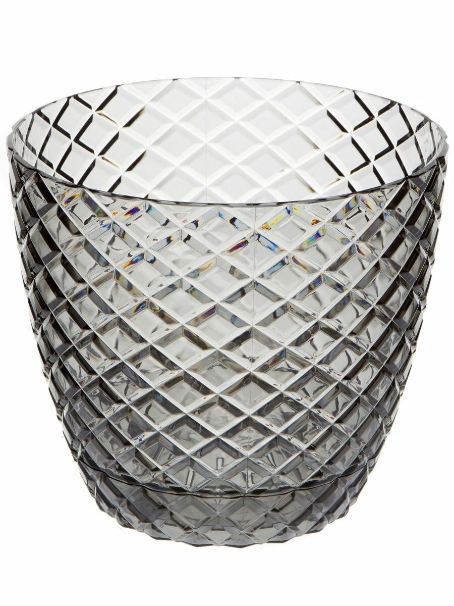 Горшок для цветов Navako Maze 3.3L Smoky