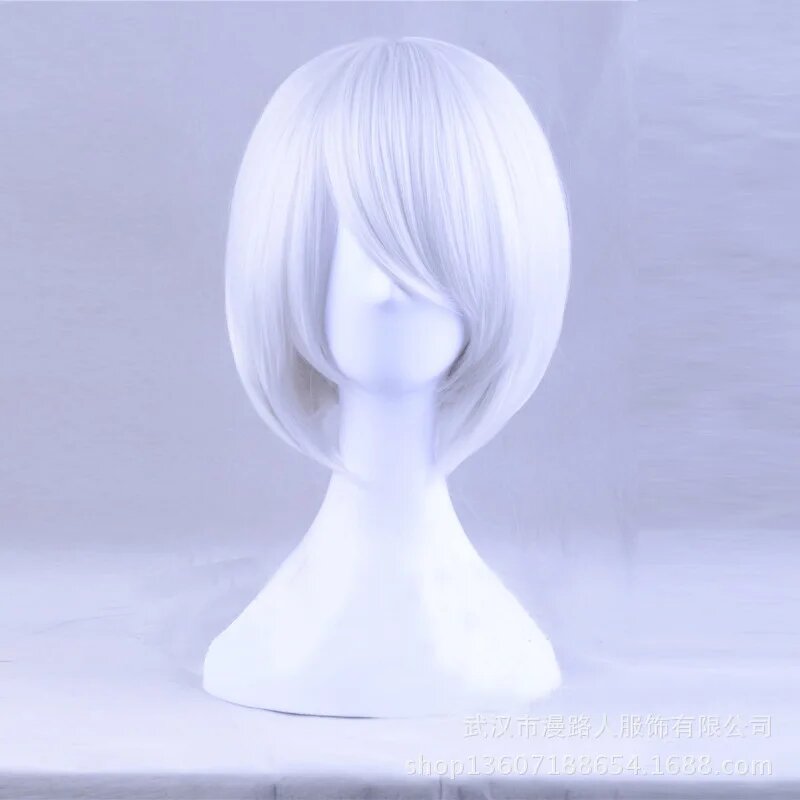 Косплей костюм NieR Automata 2B Белый, XXL, 2B Sister Wig