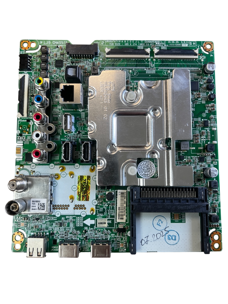 Основная плата (майн) EAX68253605(1.1) EBU66114804, для телевизора LG 49SM8050, 49SM8000PLA