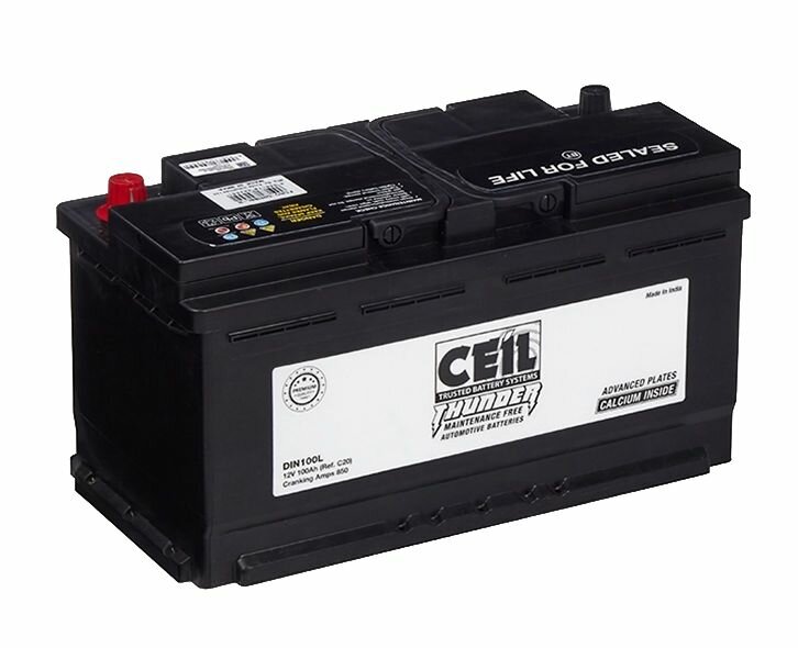 Аккумулятор автомобильный EXIDE CEIL DIN 100 А. ч 850A о. п. (353х175х190) L5